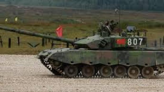 中国96B坦克与俄T72坦克同场竞速_World湃_澎湃新闻-The Paper